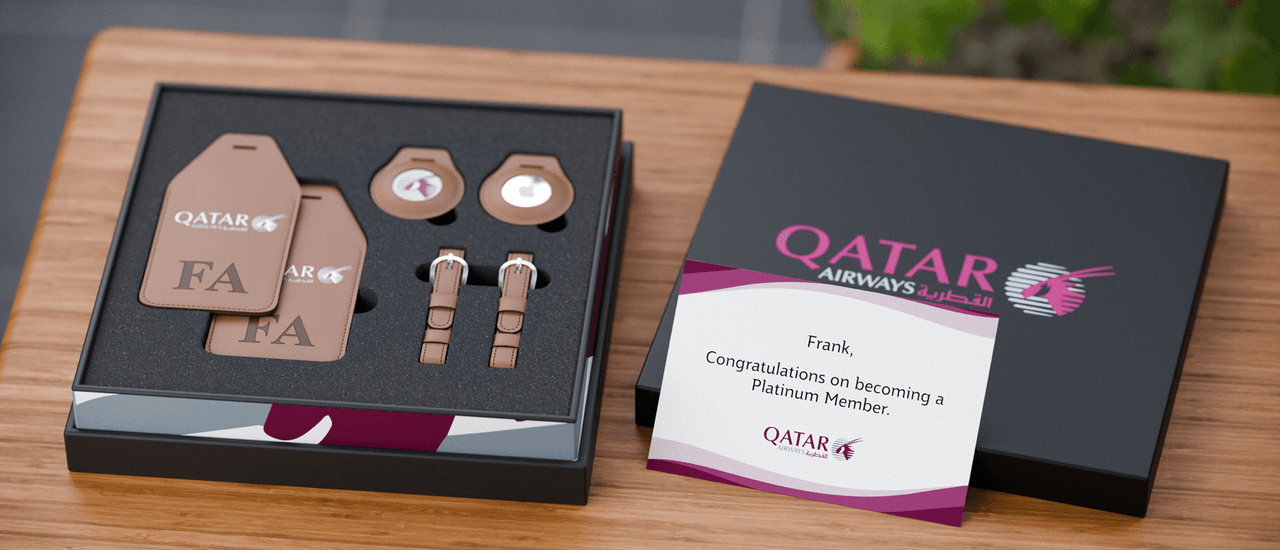 Apple AirTag Luggage Tag 2pc. Gift Set GildedBox