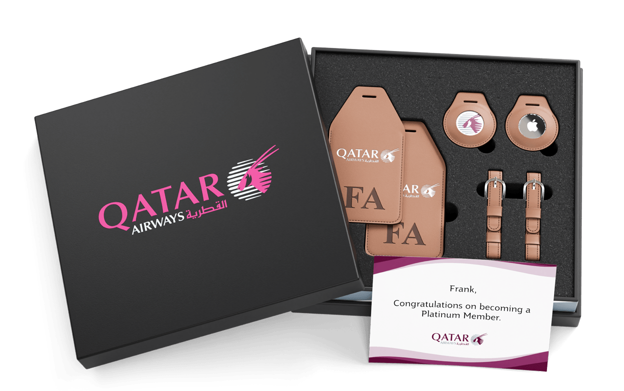 Apple AirTag Luggage Tag 2pc. Gift Set GildedBox